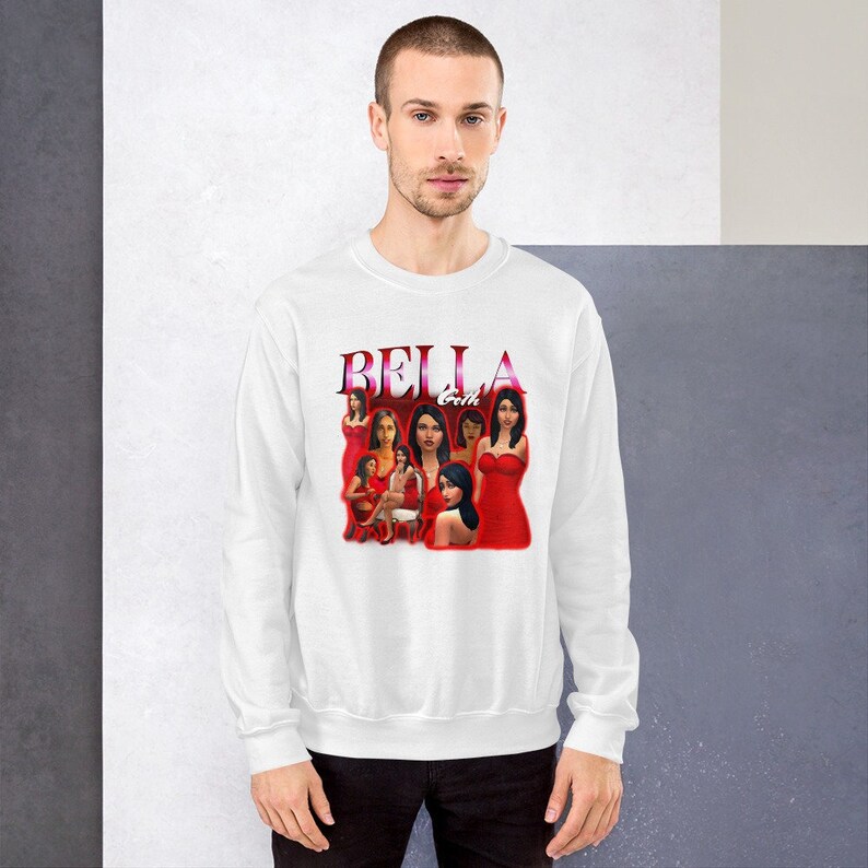 Bella Goth Unisex Sweatshirt Sims 4 Merch Sweatshirt Oversized - Etsy