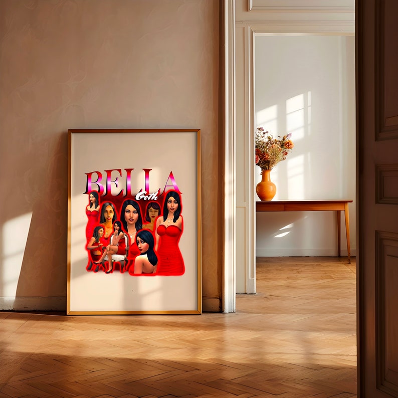 Bella Goth Print the Sims 4 Merch Digital Download Gift for Gamers Gift ...