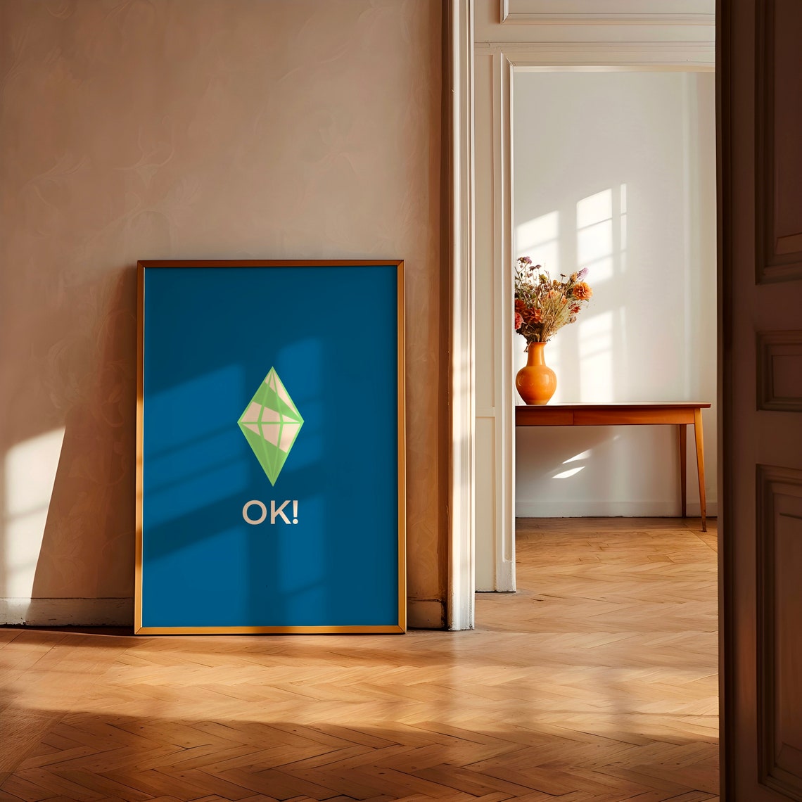 Sims Merch Sims 4 Decor Downloadable Prints Set of 2 Print - Etsy