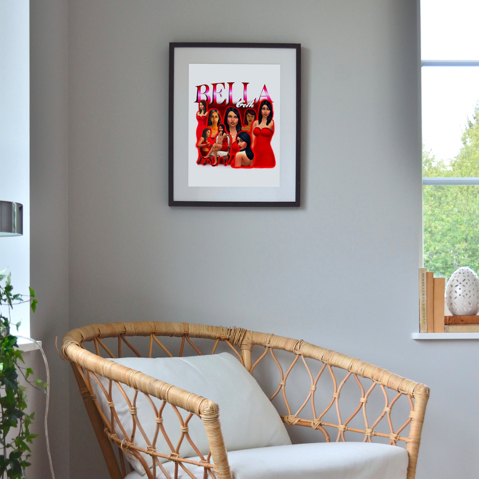 Bella Goth Print the Sims 4 Merch Digital Download Gift for Gamers Gift ...