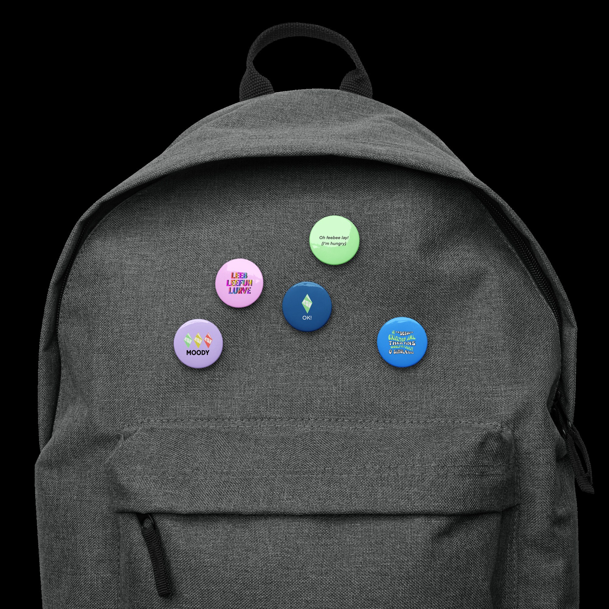 Sims 4 Set of 5 Pin Buttons Sims 4 Merch Gamer Gift for Sims Lover - Etsy