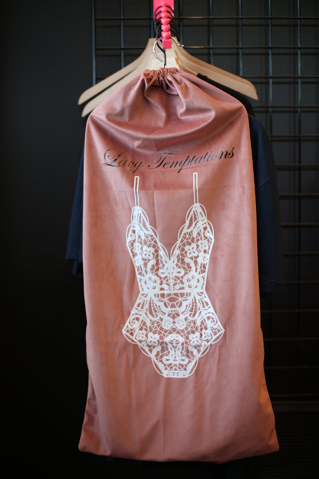 Giant Soft Pink Velvet Drawstring Bag - Etsy