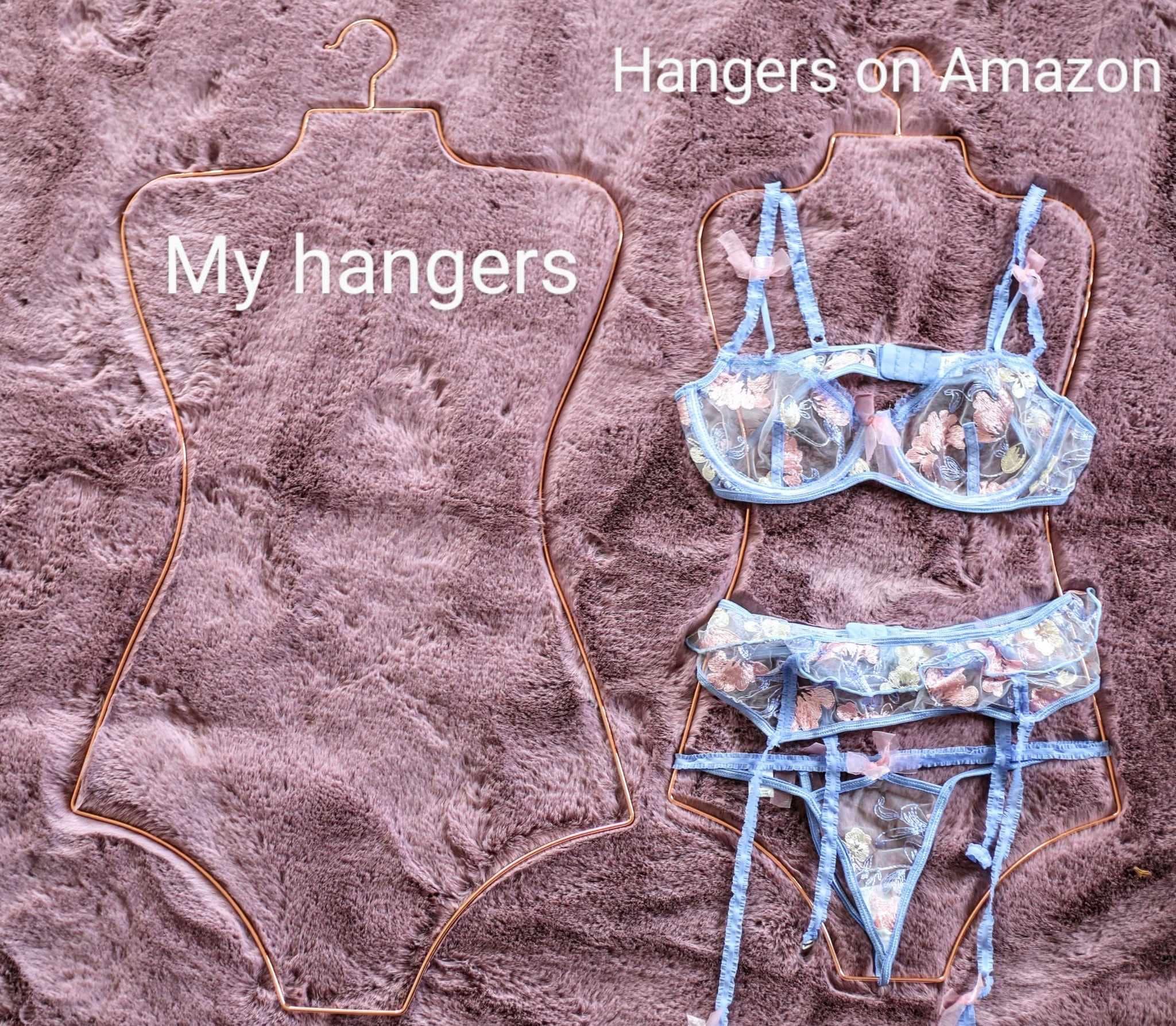 Full Body Hangers for Bikini, Lingerie, Skirts, Dresses, Fits Clothes ...