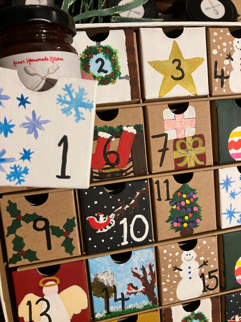 Homemade Jam & Chutney Advent Calendar - Etsy UK