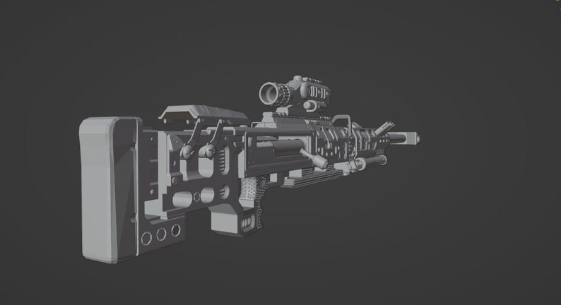 Kraber Sniper Rifle Model Kit STL. Titanfall 2, Apex Legends. - Etsy