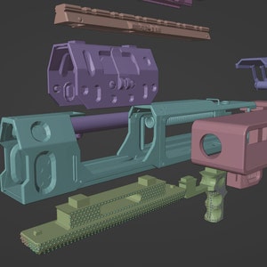 Kraber Sniper Rifle Model Kit STL. Titanfall 2, Apex Legends. - Etsy