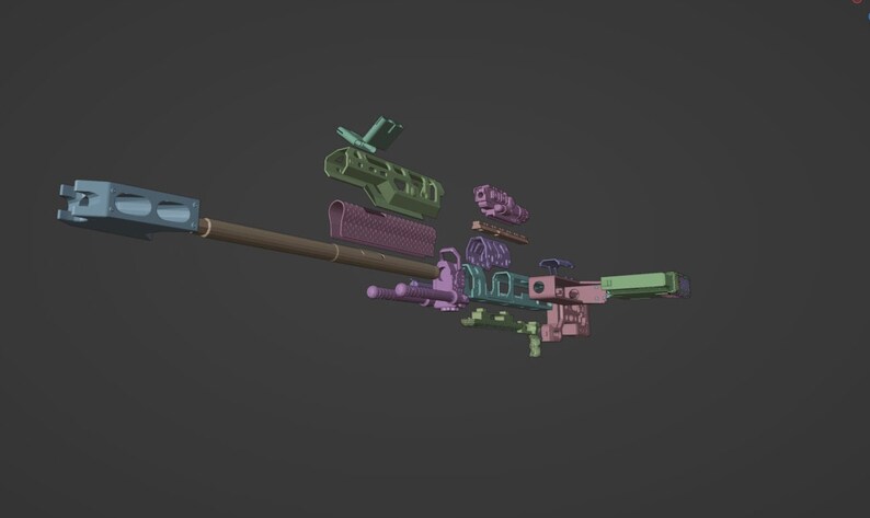 Kraber Sniper Rifle Model Kit STL. Titanfall 2, Apex Legends. - Etsy