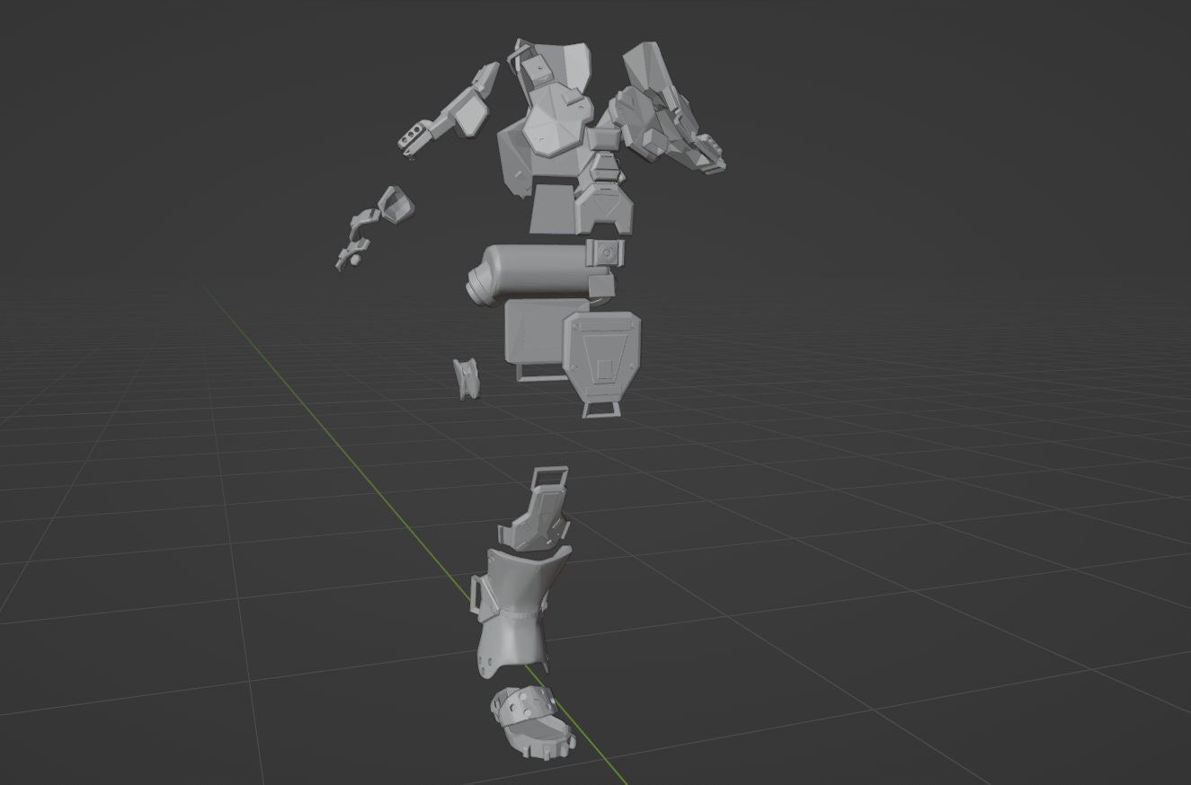 High Poly Titanfall BR Pilot STL Kit for 3D Printing. - Etsy