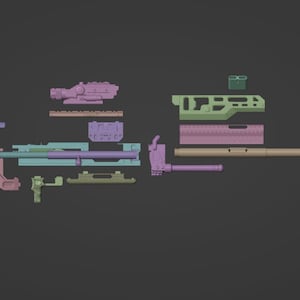 Kraber Sniper Rifle Model Kit STL. Titanfall 2, Apex Legends. - Etsy