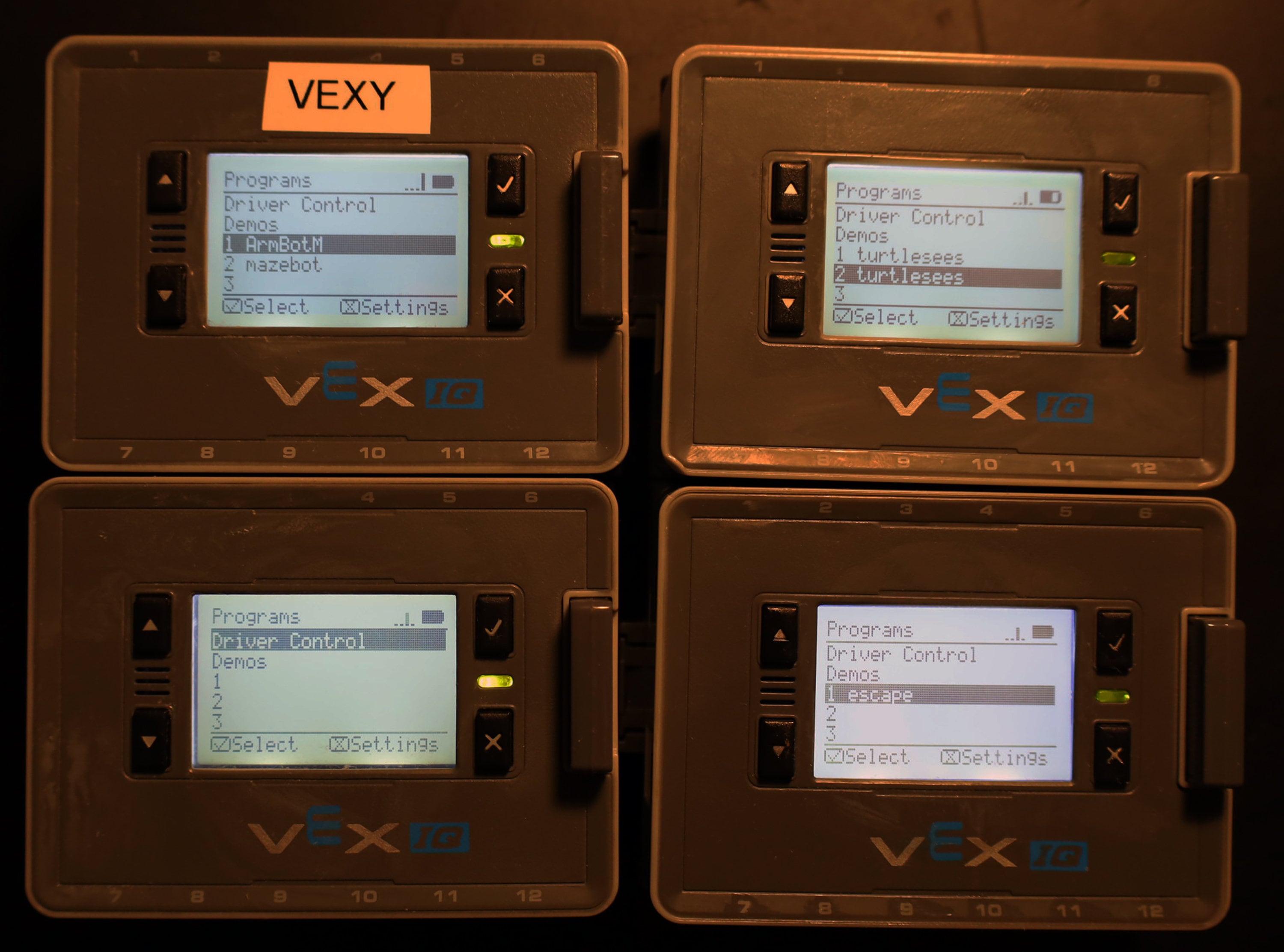 VEX IQ Robotics Parts 1st Gen Brain, Distance Sensor, Color Sensor ...