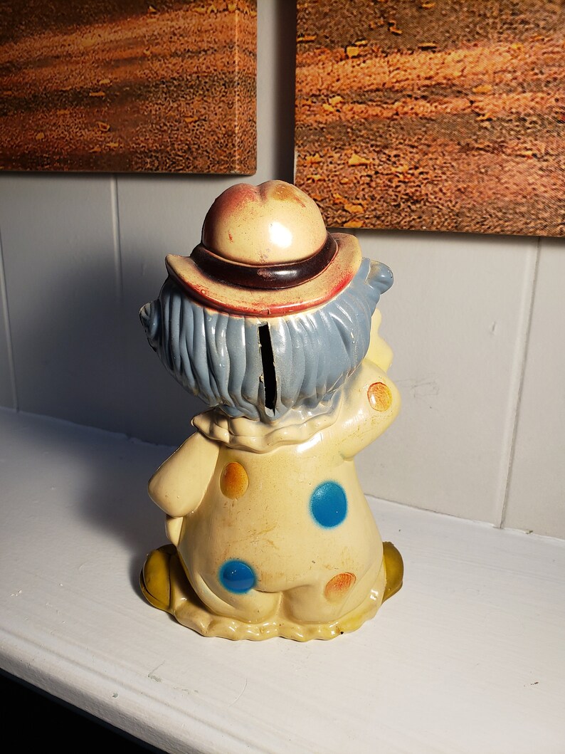 Vintage Clown Bank - Etsy