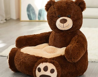 Kids Plush Animal Chair | Etsy