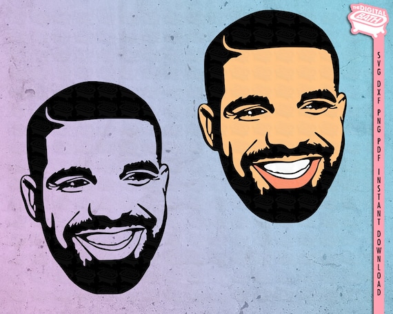 Drake Face Famous People Rapper Hip Hop Music Concert - Etsy