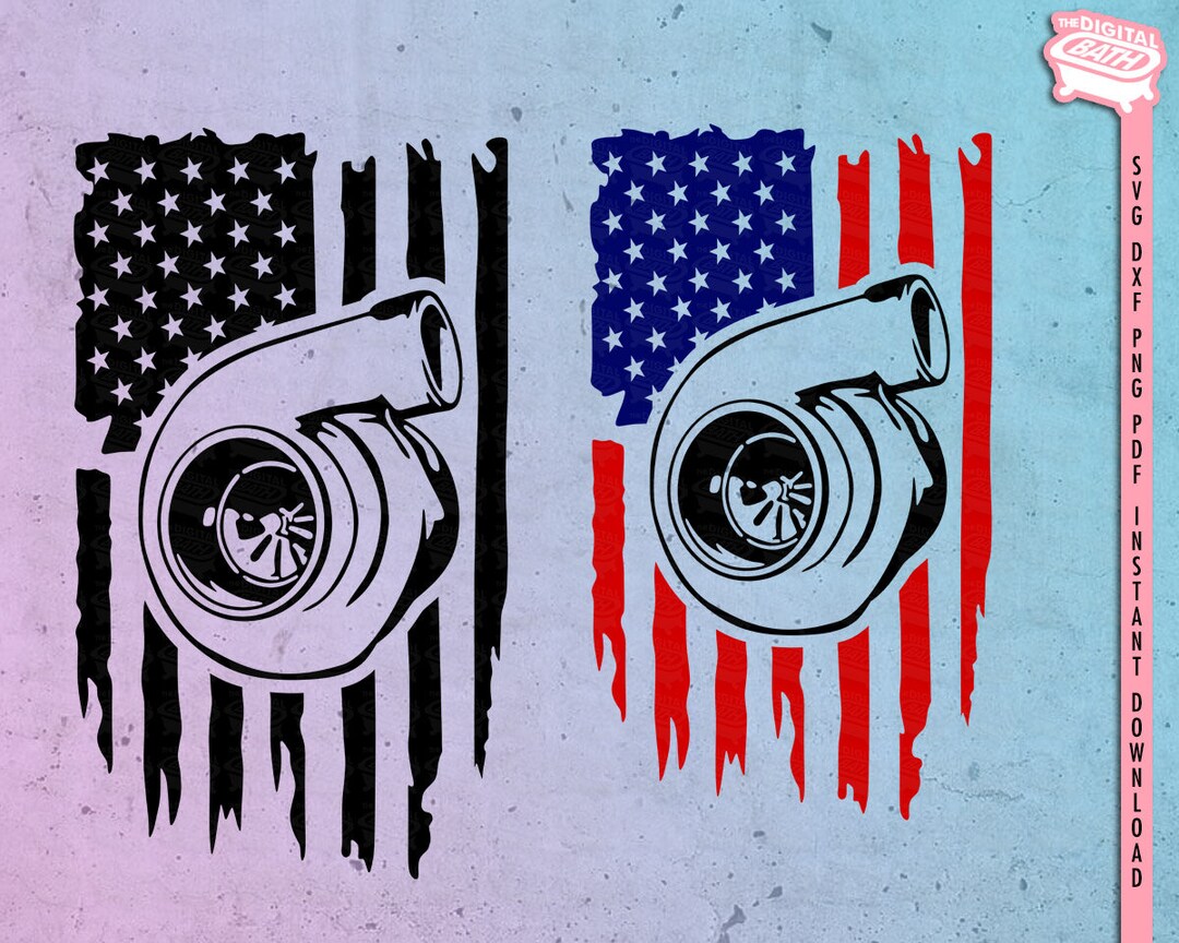 Turbo, Distressed Flag, American Flag, Turbo Charger, Race, Racing ...