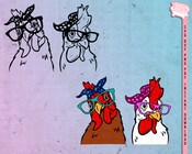 Funky Chicken Design SVG Vector Cutting File / Clip Art Available for ...