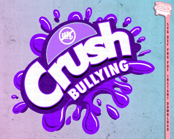 Crush Crush Bullying International Ribbon Awareness Black - Etsy