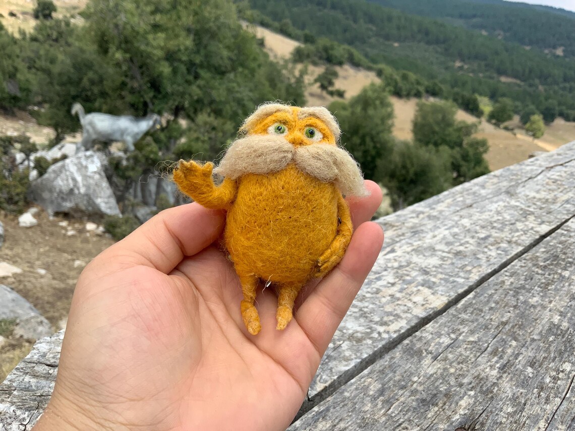 LORAX Felt Figurine - Etsy