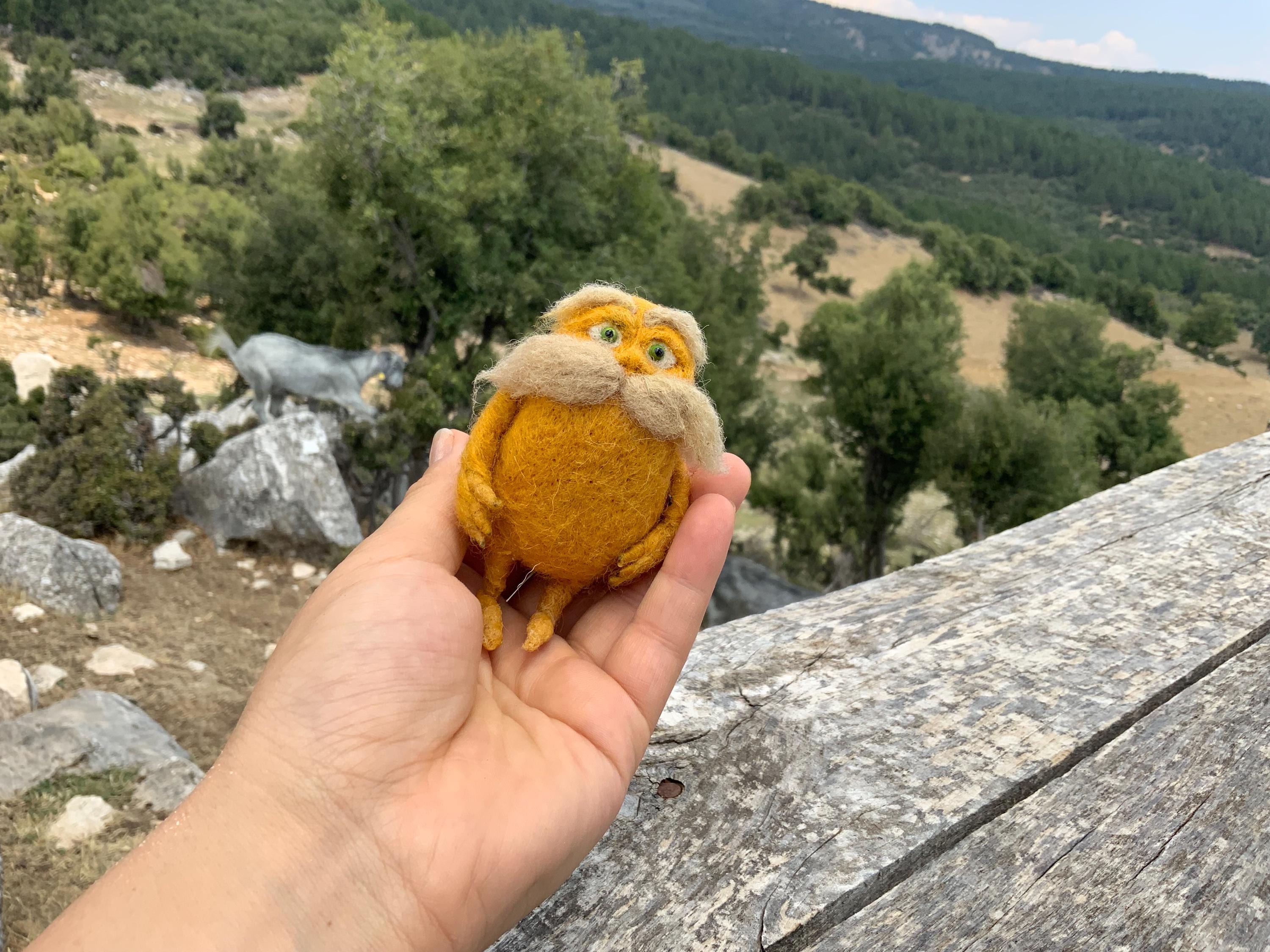 LORAX Felt Figurine - Etsy