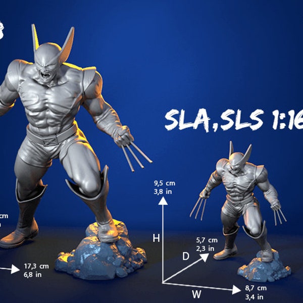 Wolverine Stl File - Etsy