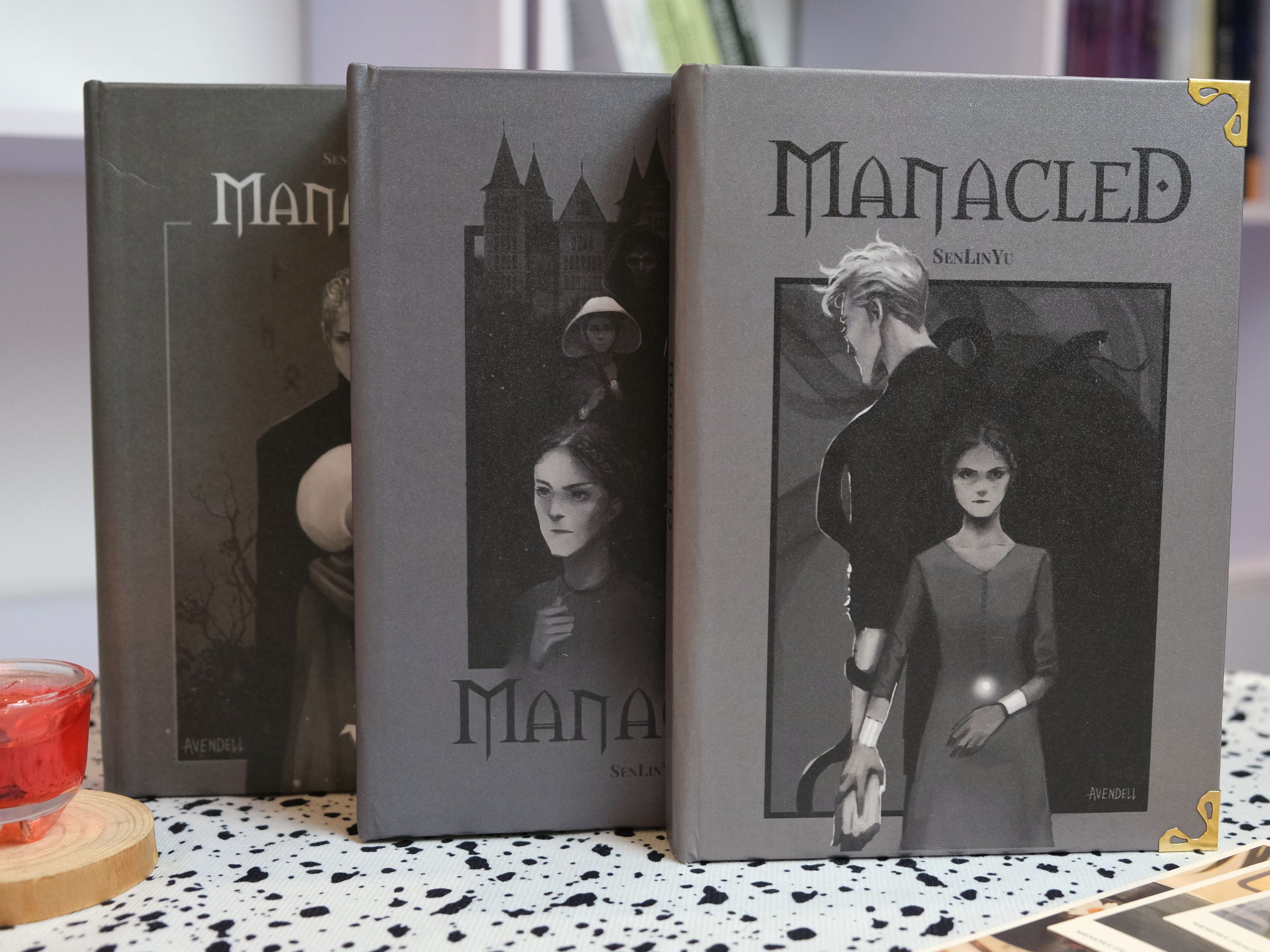 Manacled Book. Full 3 Volumes. With Illustrations Inside. Hardcover ...