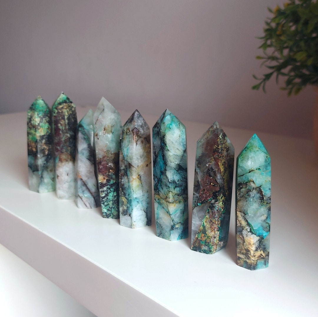 VERY RARE Quantum Quattro Crystal Towers Obelisks You Pick Shattuckite ...