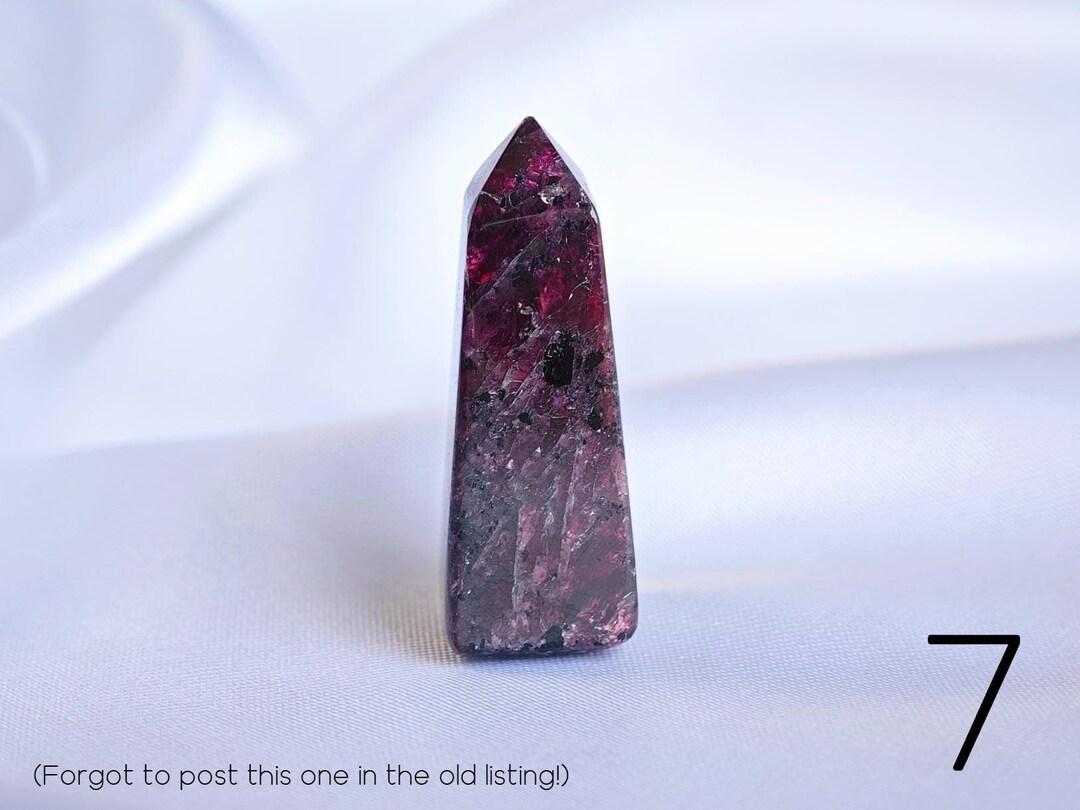 High Quality GEMMY Garnet Towers Points | AAA+ Quality Dark Red Purple ...