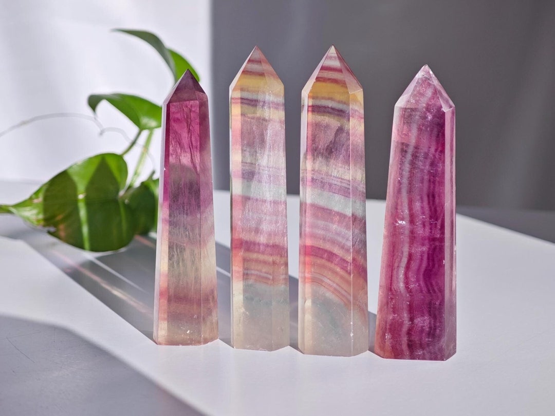 GORGEOUS Candy Fluorite Crystal Towers | Rainbow Fluorite, Pastel ...