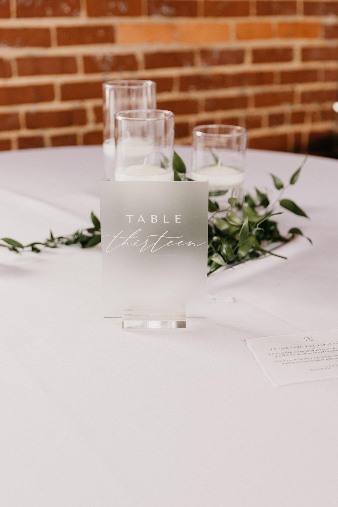 Block + Script | Table Numbers Sign - Digital Download - Etsy