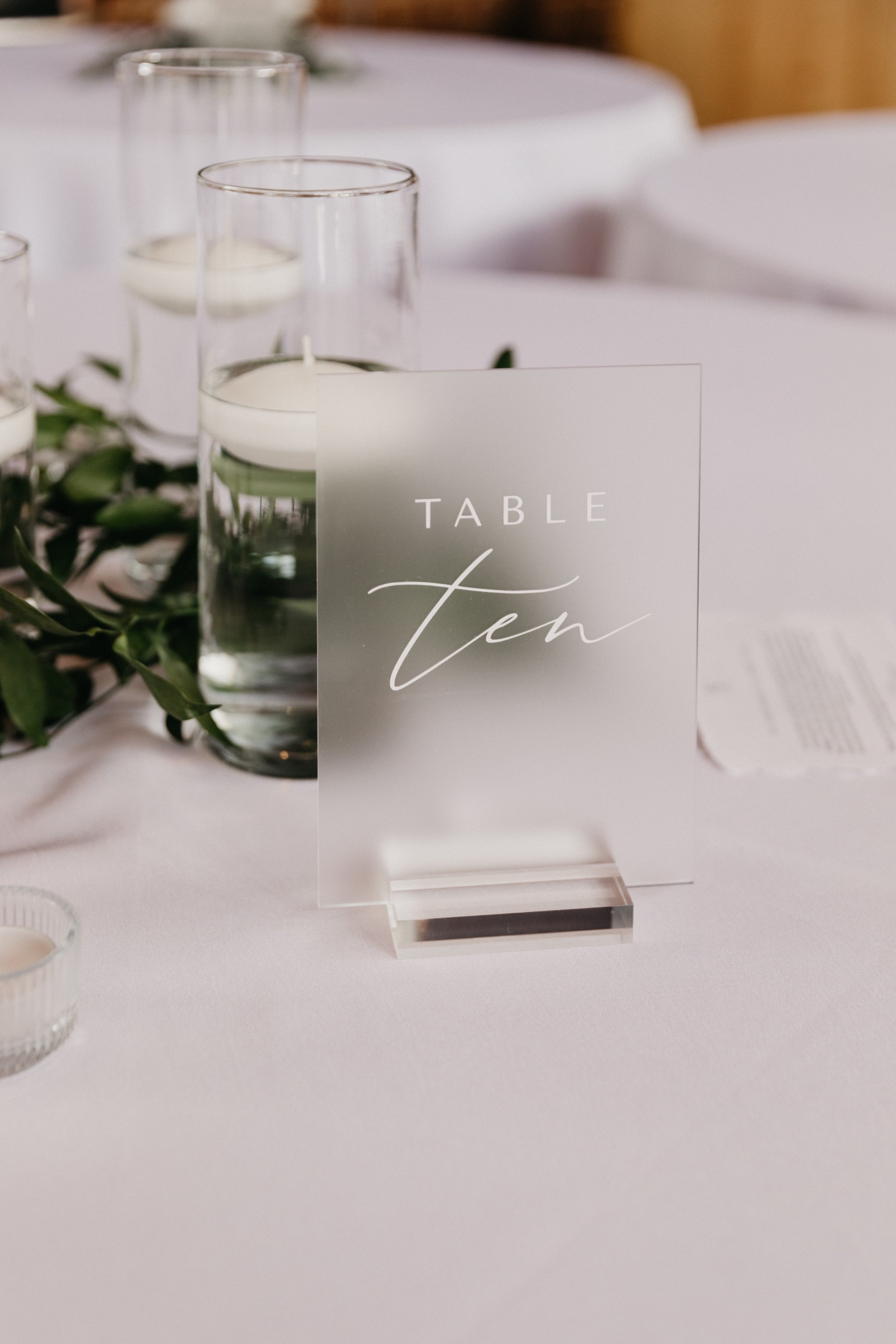 Block Script Table Numbers Sign Digital Download - Etsy