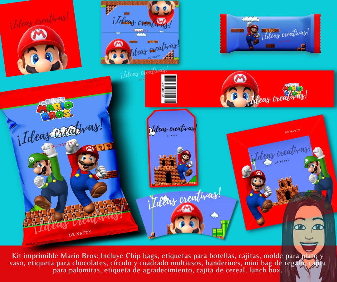 Mario Bros Printable - Etsy