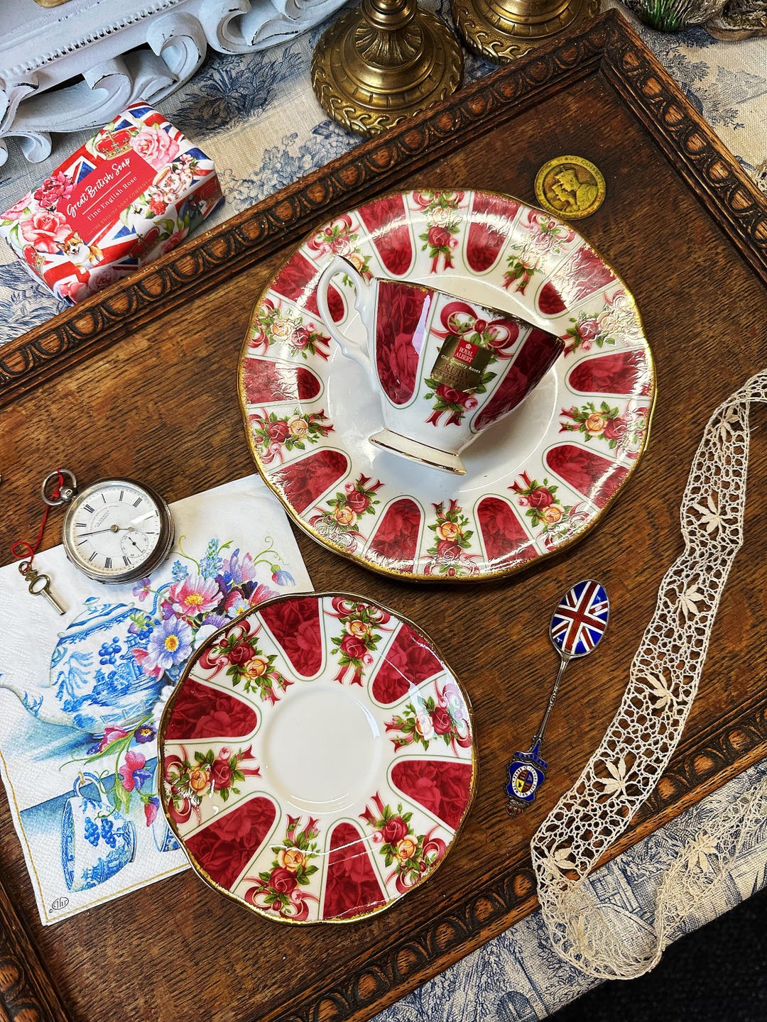 Royal Albert Old Country Roses | Ruby Celebration | Damask Tea Cup ...