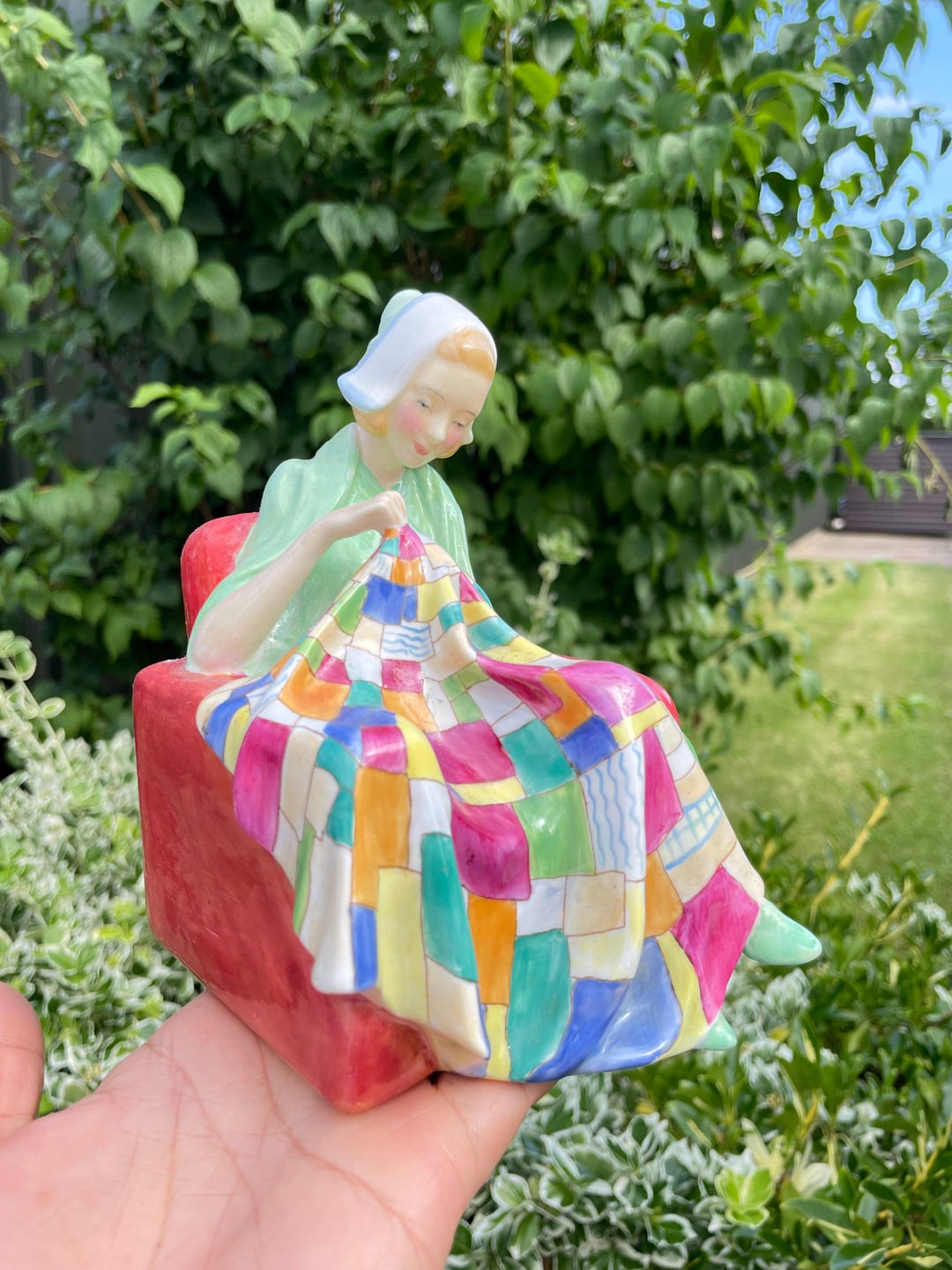 Royal Doulton Patchwork Quilt HN1984 Figure - Etsy