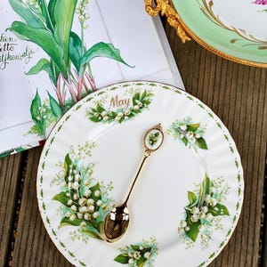 Royal Albert Blume des Monats Mai Maiglöckchen - Teetasse Untertasse ...
