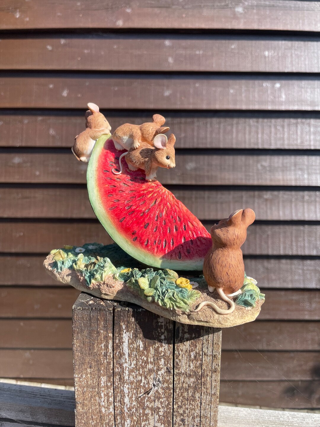 Merrie Mice Fruit Fun Enesco Border Fine Arts Melon Rock N'roll Perfect ...