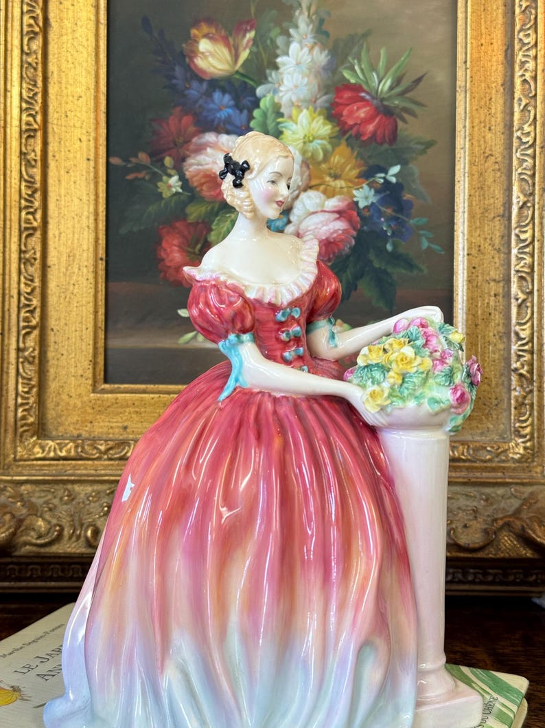 Vintage Royal Doulton Figurine Flower Sellers, Roseanna, Camille,dainty ...
