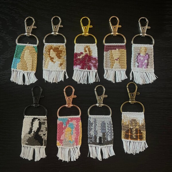Woven Keychain - Etsy
