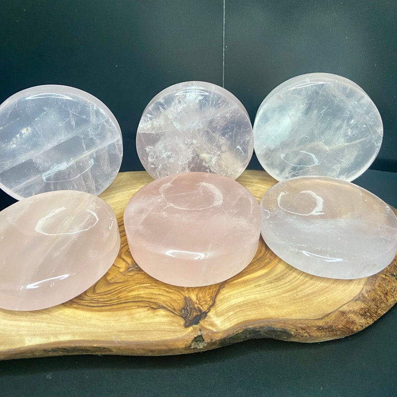 Rose Quartz Disc - Etsy