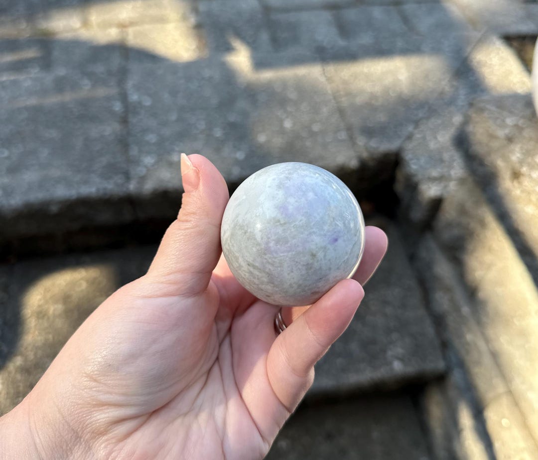 Hackmanite Sphere UV Reactive White Sodalite - Etsy