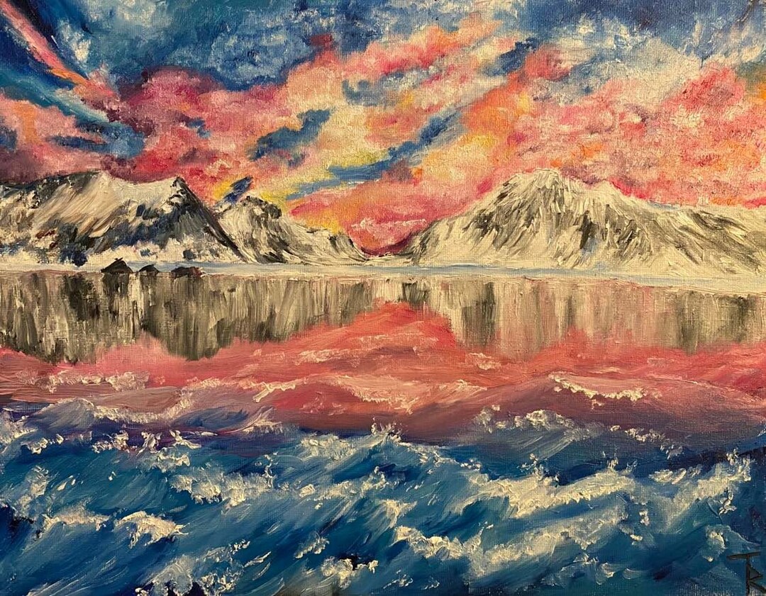 Trans Pride Flag Landscape, Art Print - Etsy