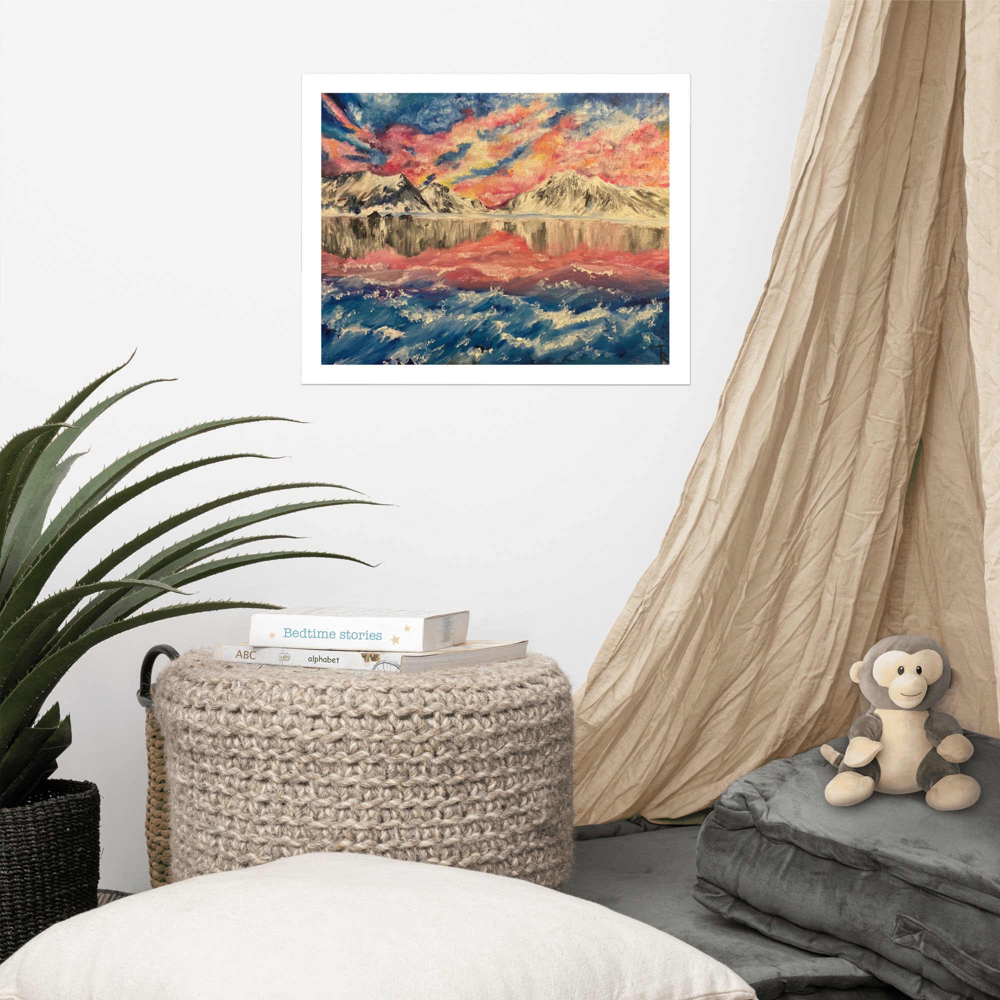 Trans Pride Flag Landscape, Art Print - Etsy