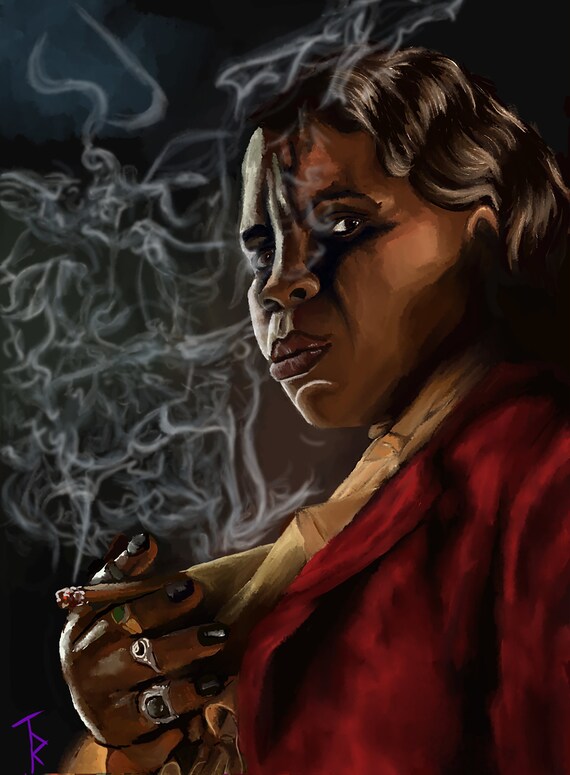 Smoking Spanish Jackie Digital Art Print Our Flag Means Death - Etsy