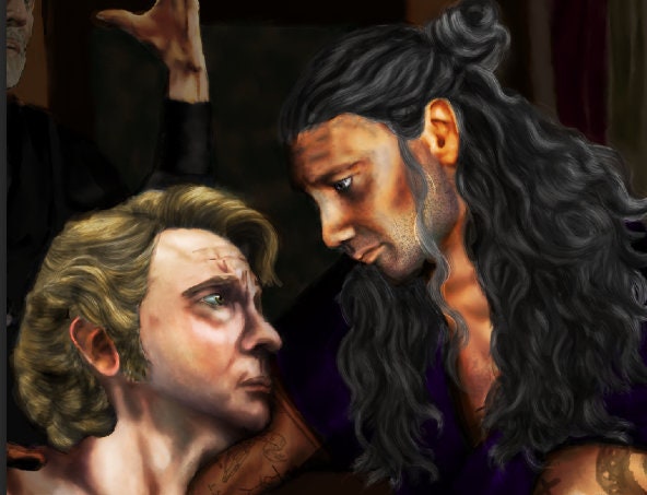 The Stabbing of Stede Bonnet, Our Flag Means Death Fanart Painting ...