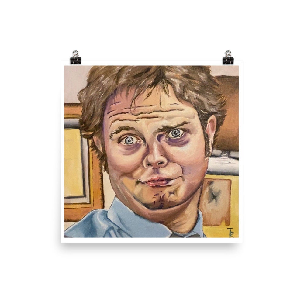 Dwight Doing Jim Face, the Office Art Print - Etsy