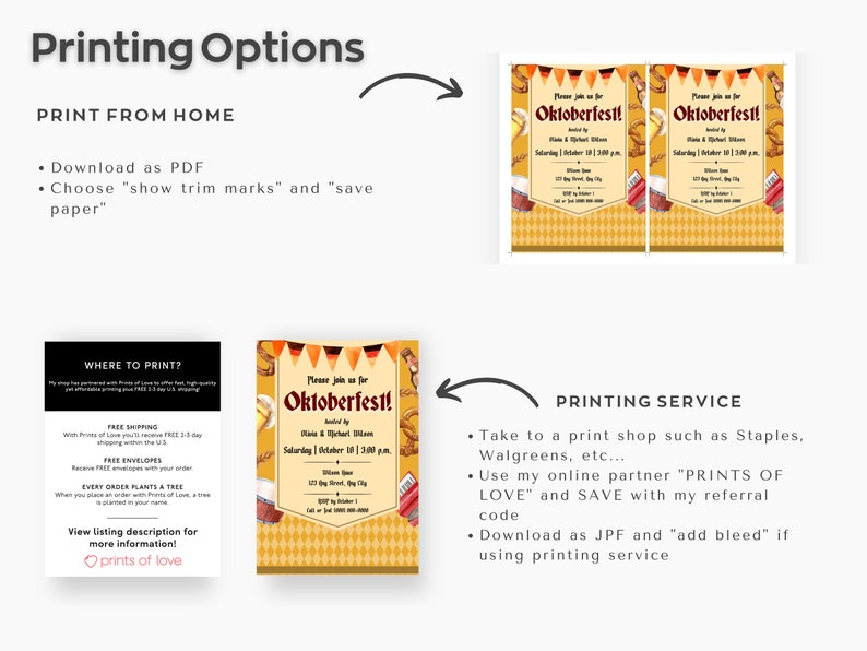 Editable Oktoberfest Invitation Template, Printable, Instant Download ...
