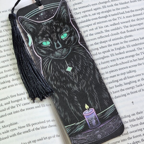Cat Bookmark - Etsy