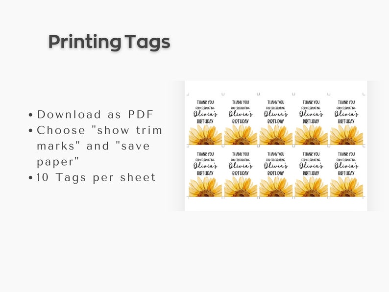 Editable Sunflower Birthday Invitation Template, Instant Download ...