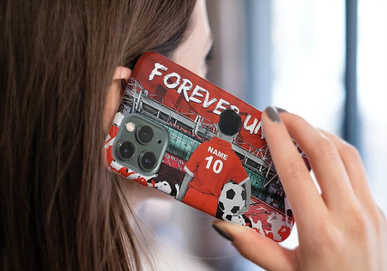 Personalised Manchester Football Phone Case Birthday Gift for - Etsy UK