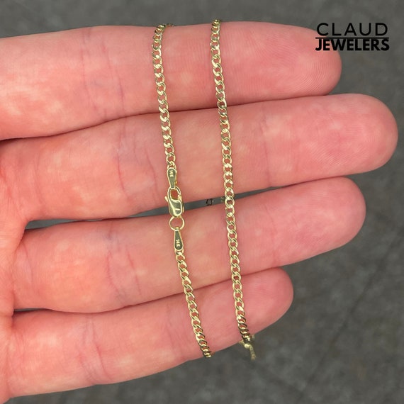 Italian gold curb chain store