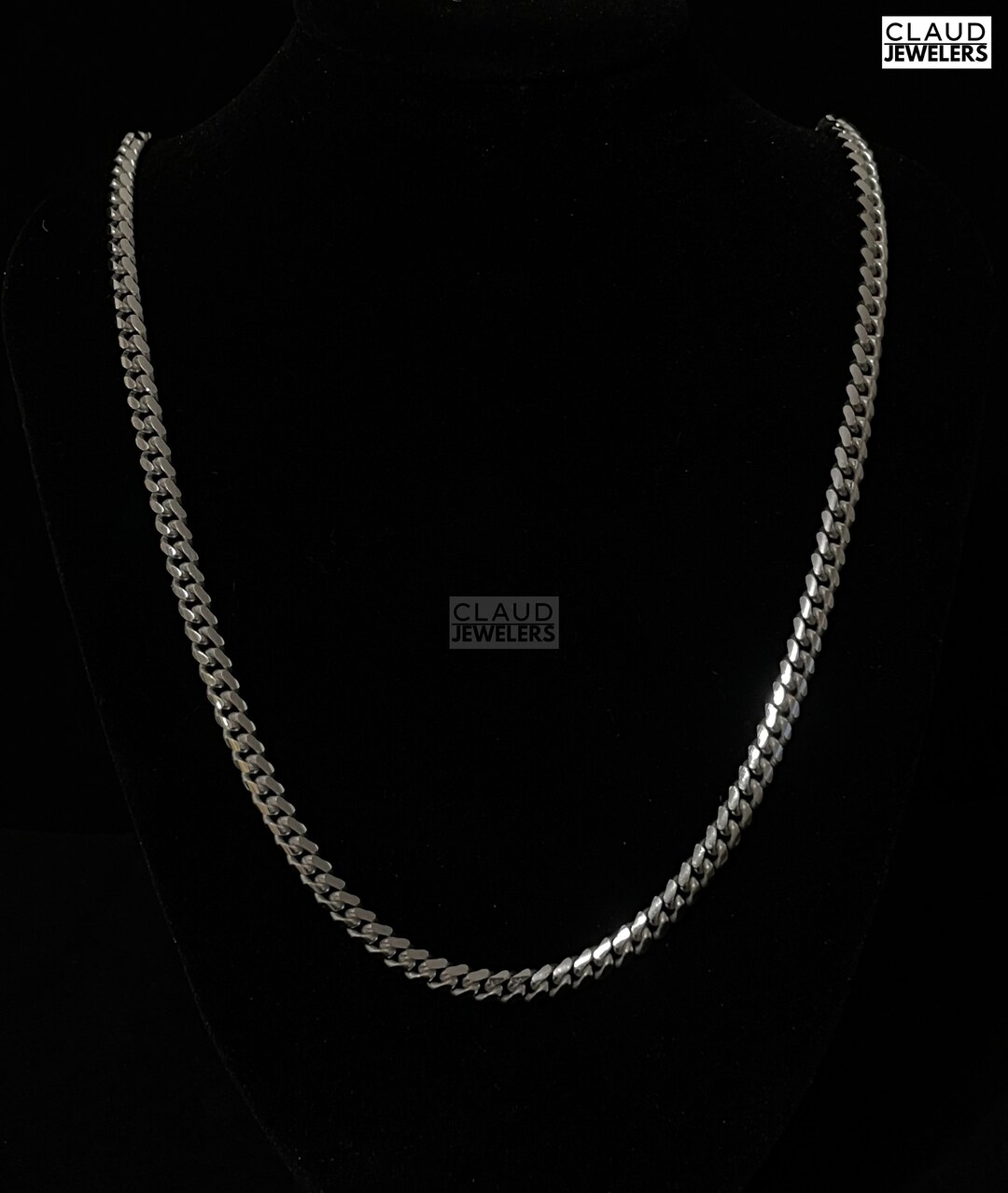 Solid 925 Sterling Silver 6MM Thick Curb Link Chain Necklace Italian ...