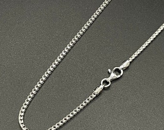 Italian Solid Sterling Silver Rope Link Chain Necklace 925 - Etsy